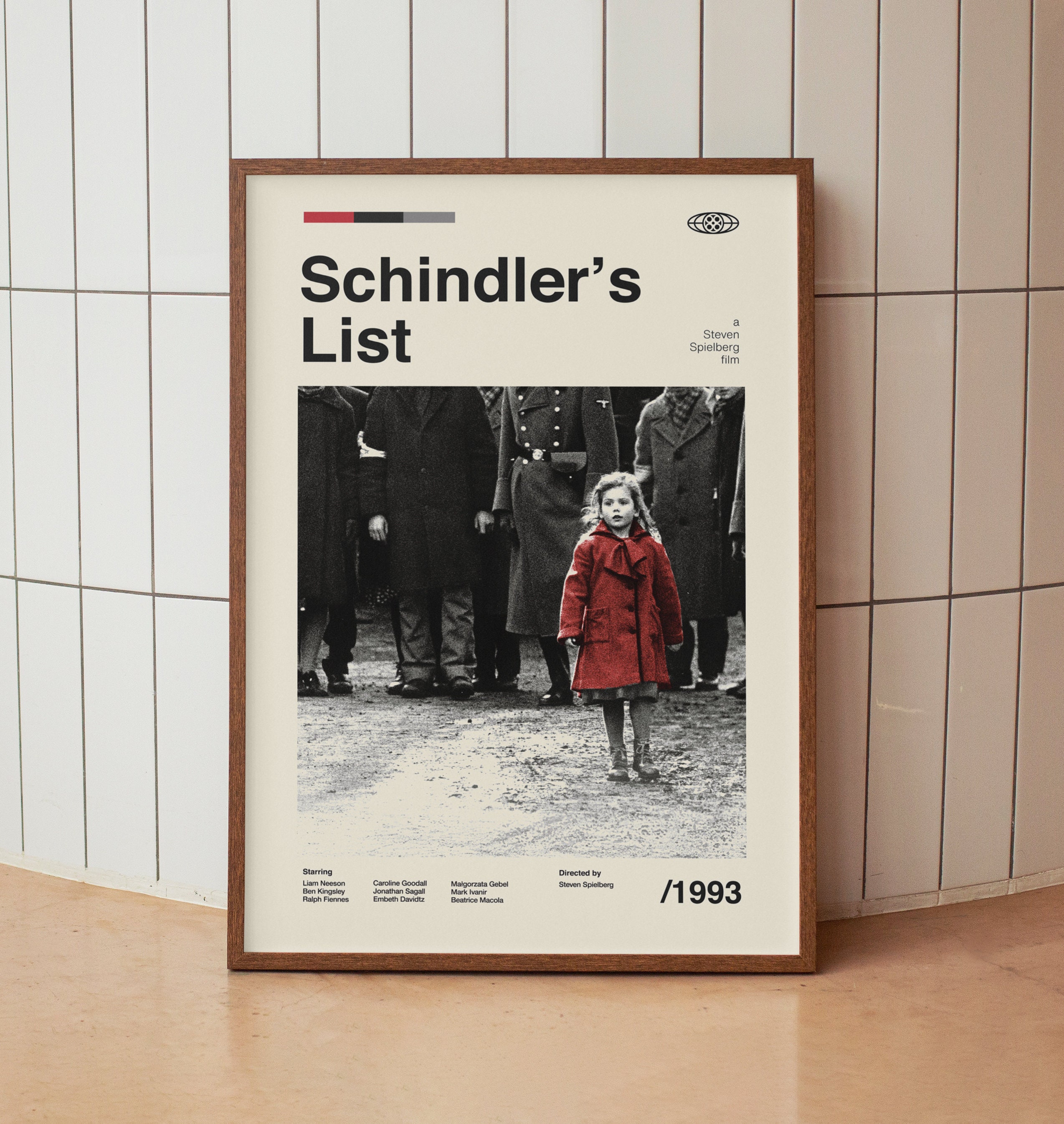 Schindlers List Minimalist Poster