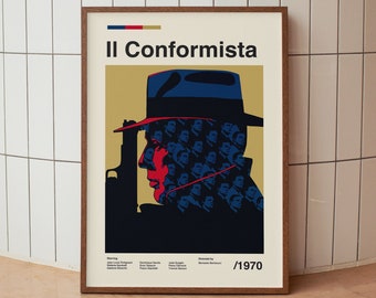 Vintage Movie Poster Wall Art Print Minimalist Midcentury - Etsy