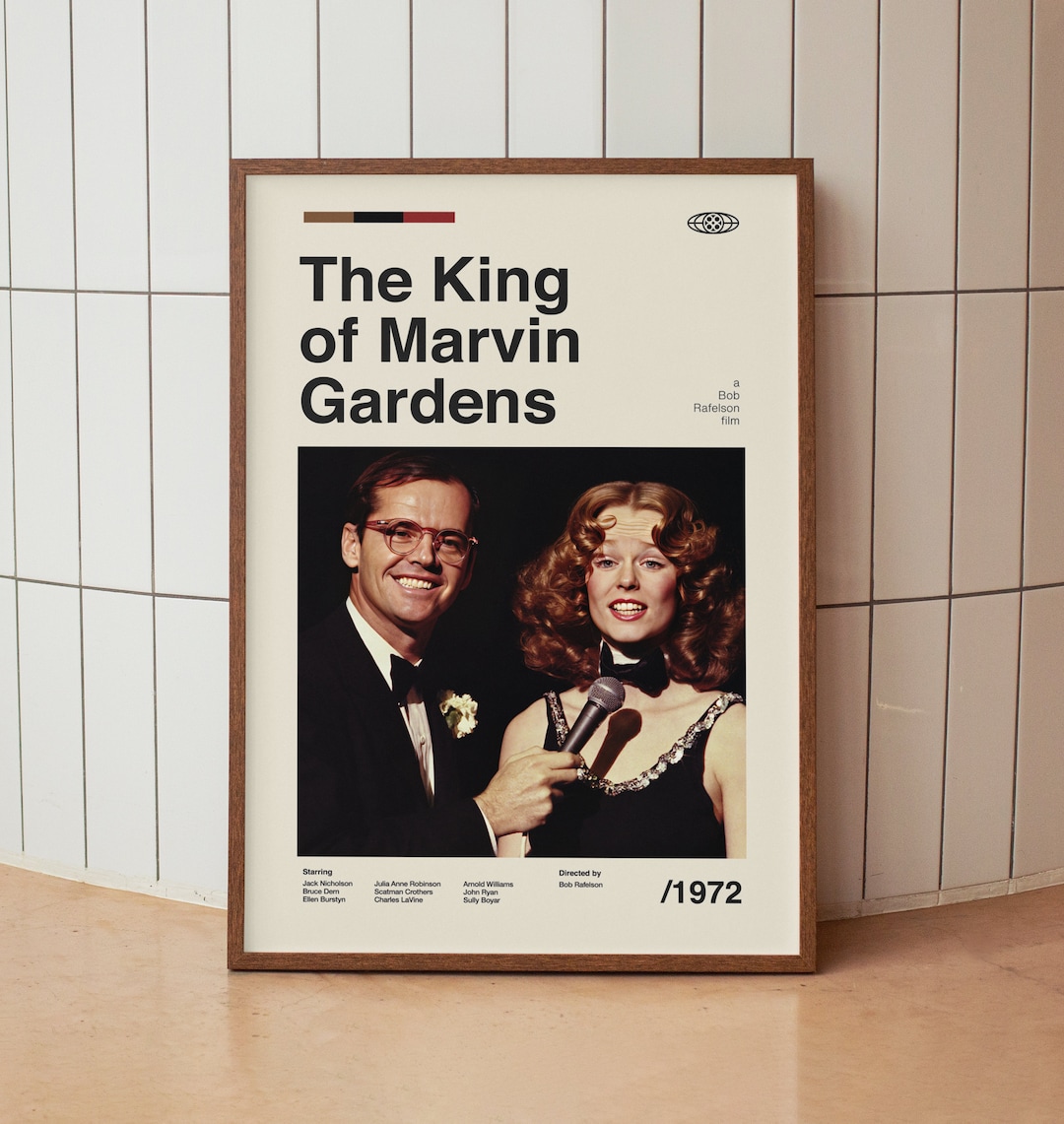 The King of Marvin Gardens Movie Poster - Jack Nicholson - Vintage ...