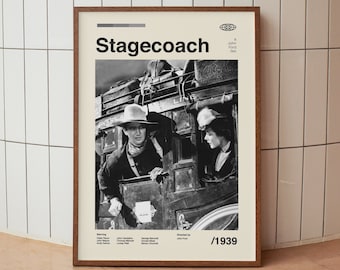 Stagecoach 1939 Vintage Movie Poster - Etsy