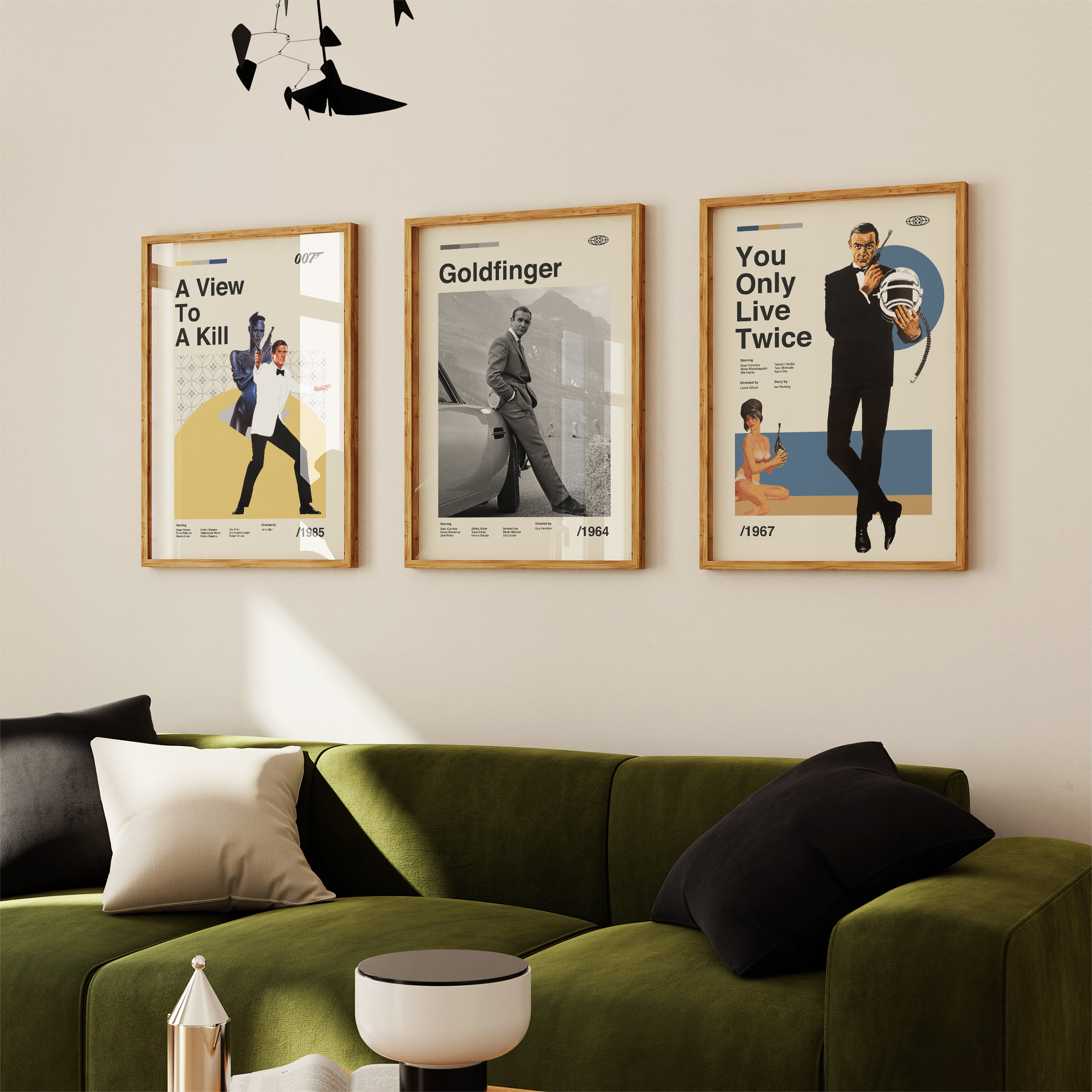 Goldfinger James Bond Poster - Sean Connery Film Poster