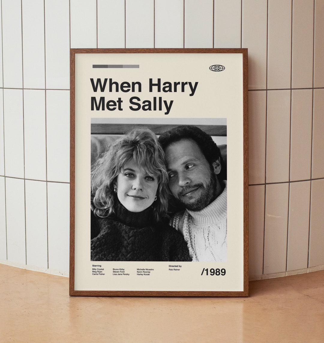 When Harry Met Sally Wall Art Print - Billy Crystal Film Poster ...