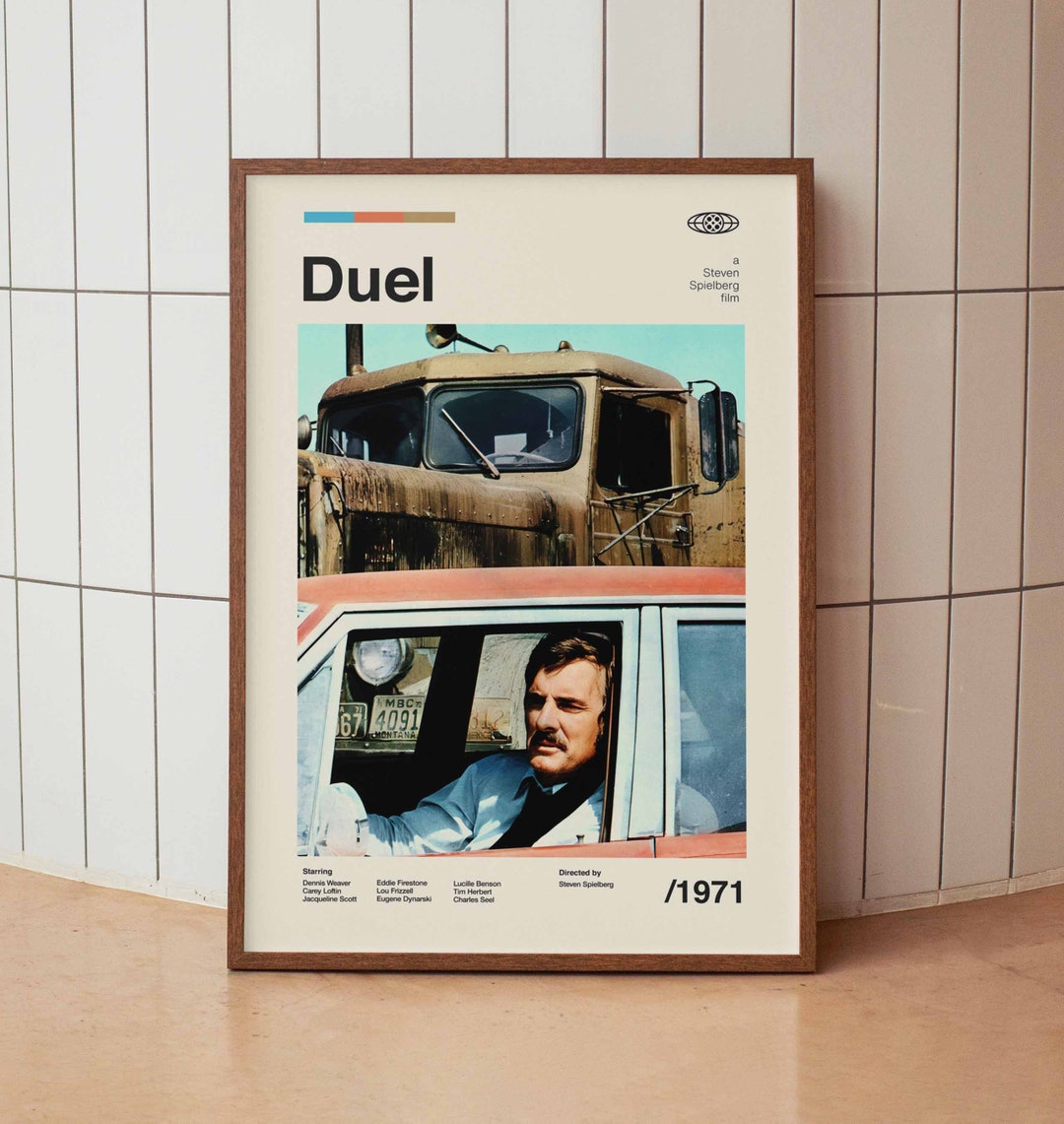 Duel Wall Art Print - Movie Poster - American Cinema - Midcentury Art ...