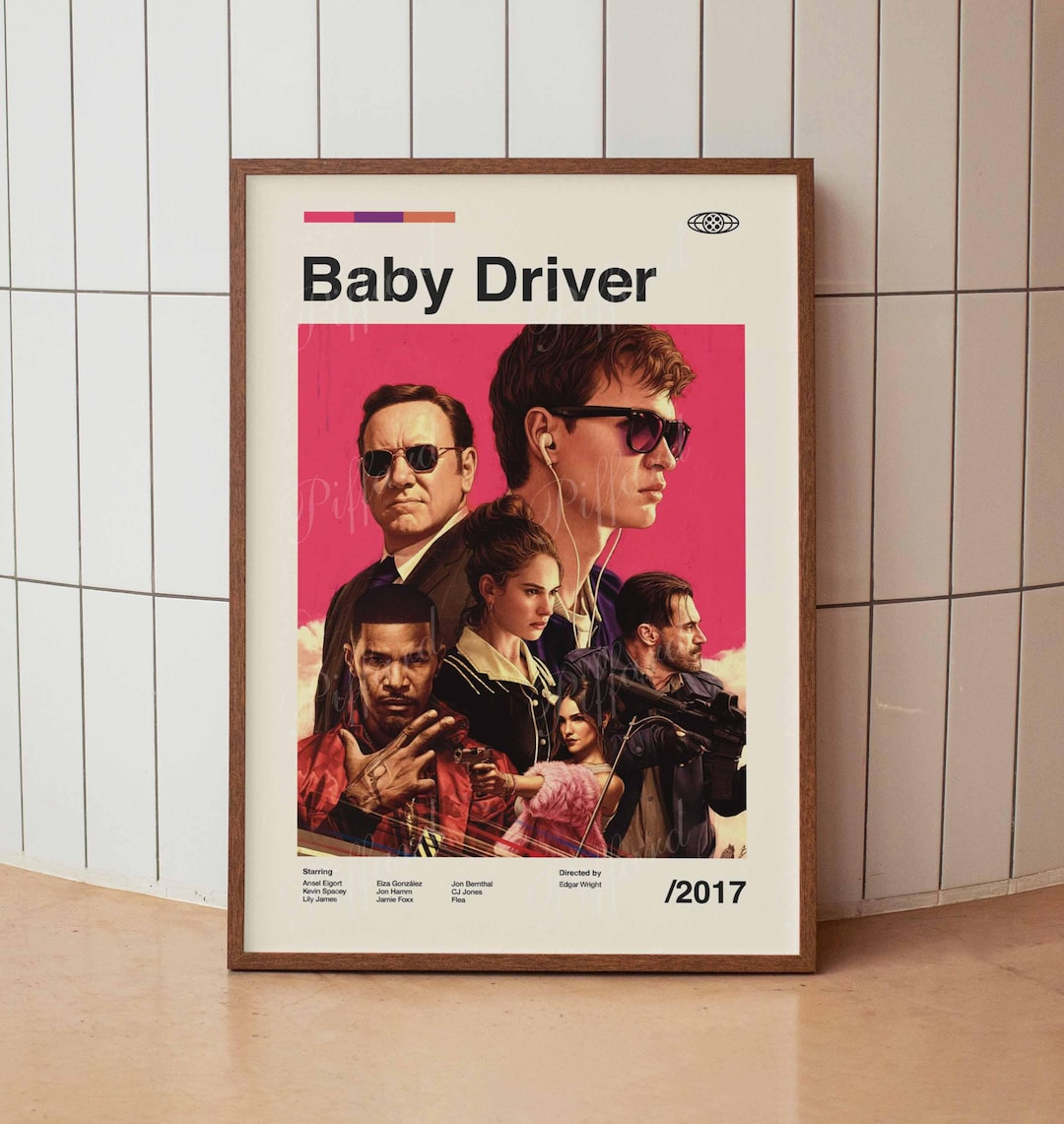 Baby Driver Vintage Movie Poster - American Cinema Minimalist ...