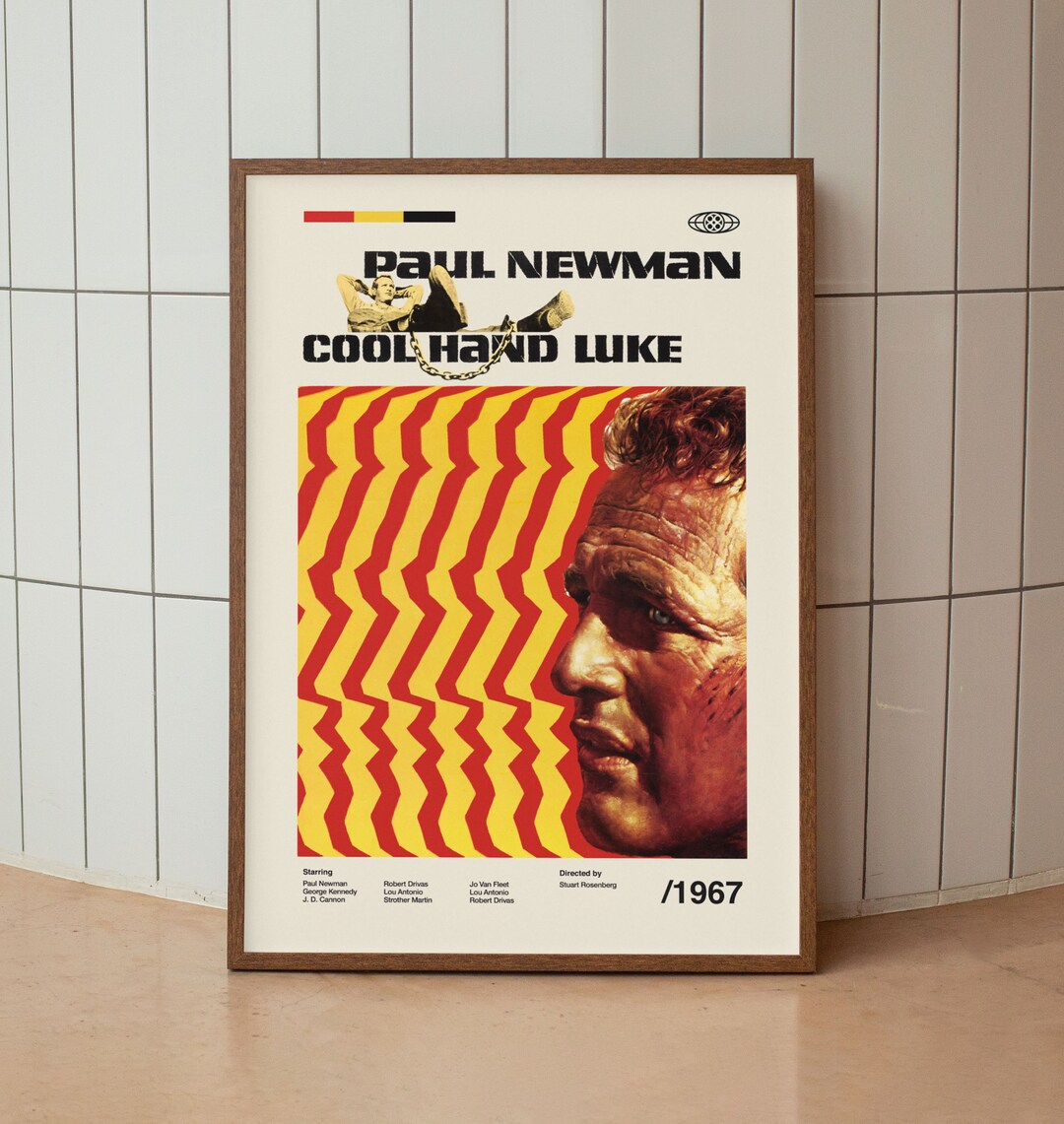 Cool Hand Luke Wall Art Print - Paul Newman Special Edition Film Poster ...
