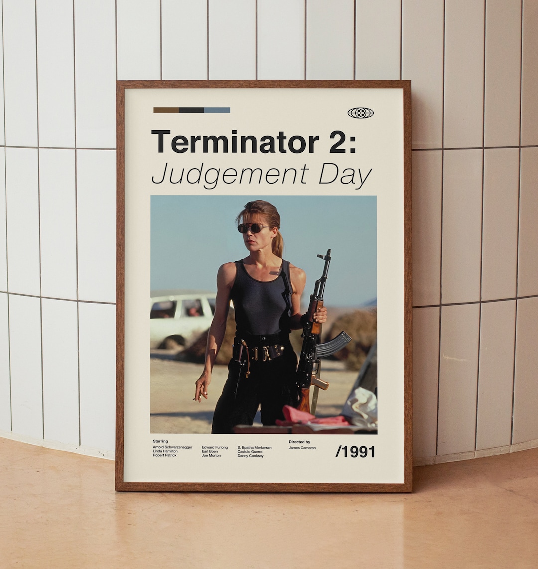 Vintage Action Movie Poster - Arnold Schwarzenegger - Minimalist ...