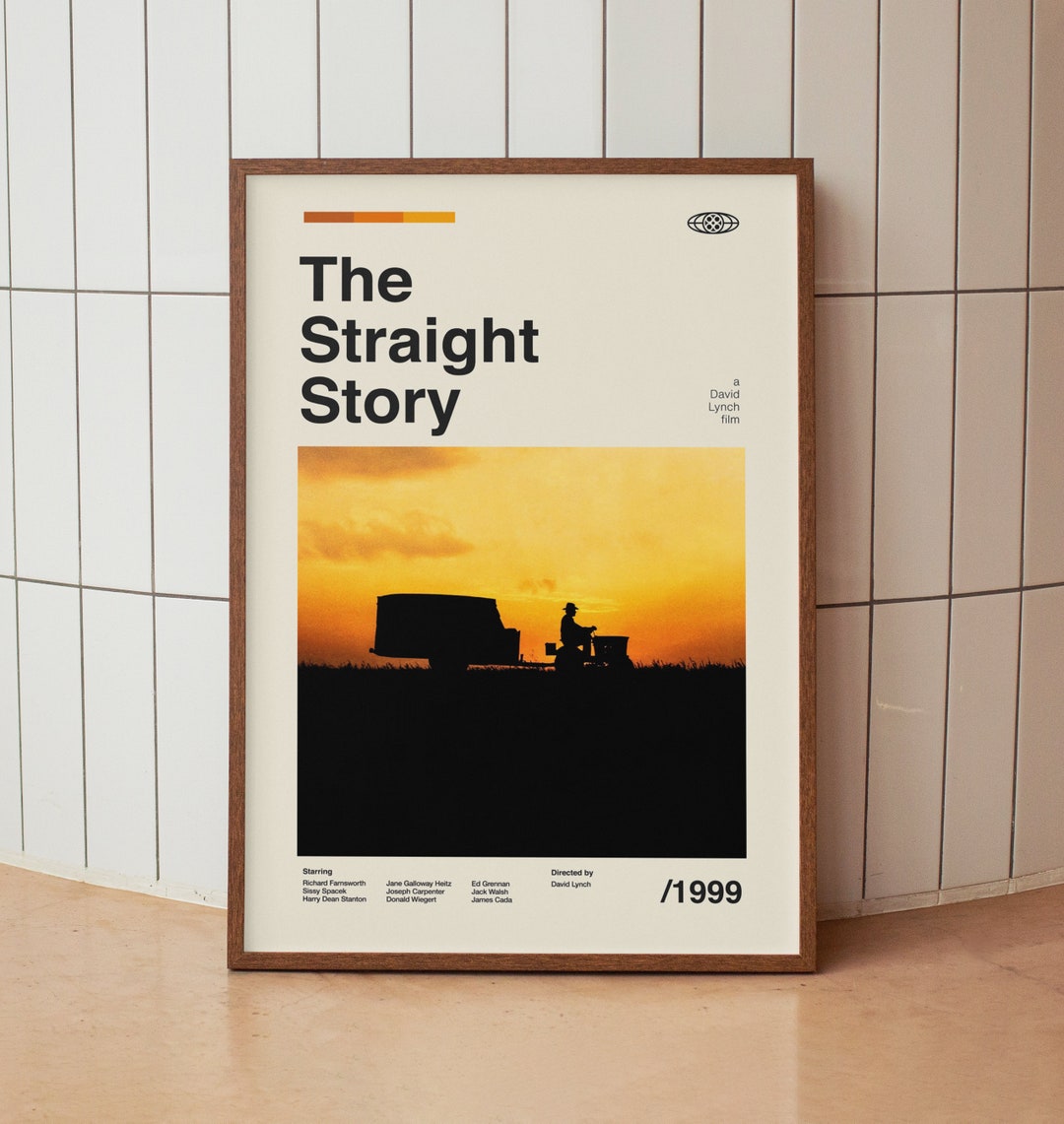 The Straight Story Vintage Movie Poster - David Lynch - Minimalist ...