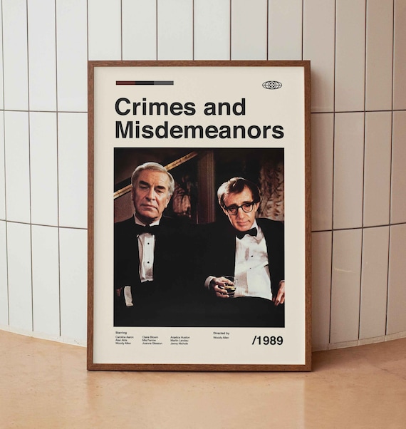 Crimes And Misdemeanors Poster