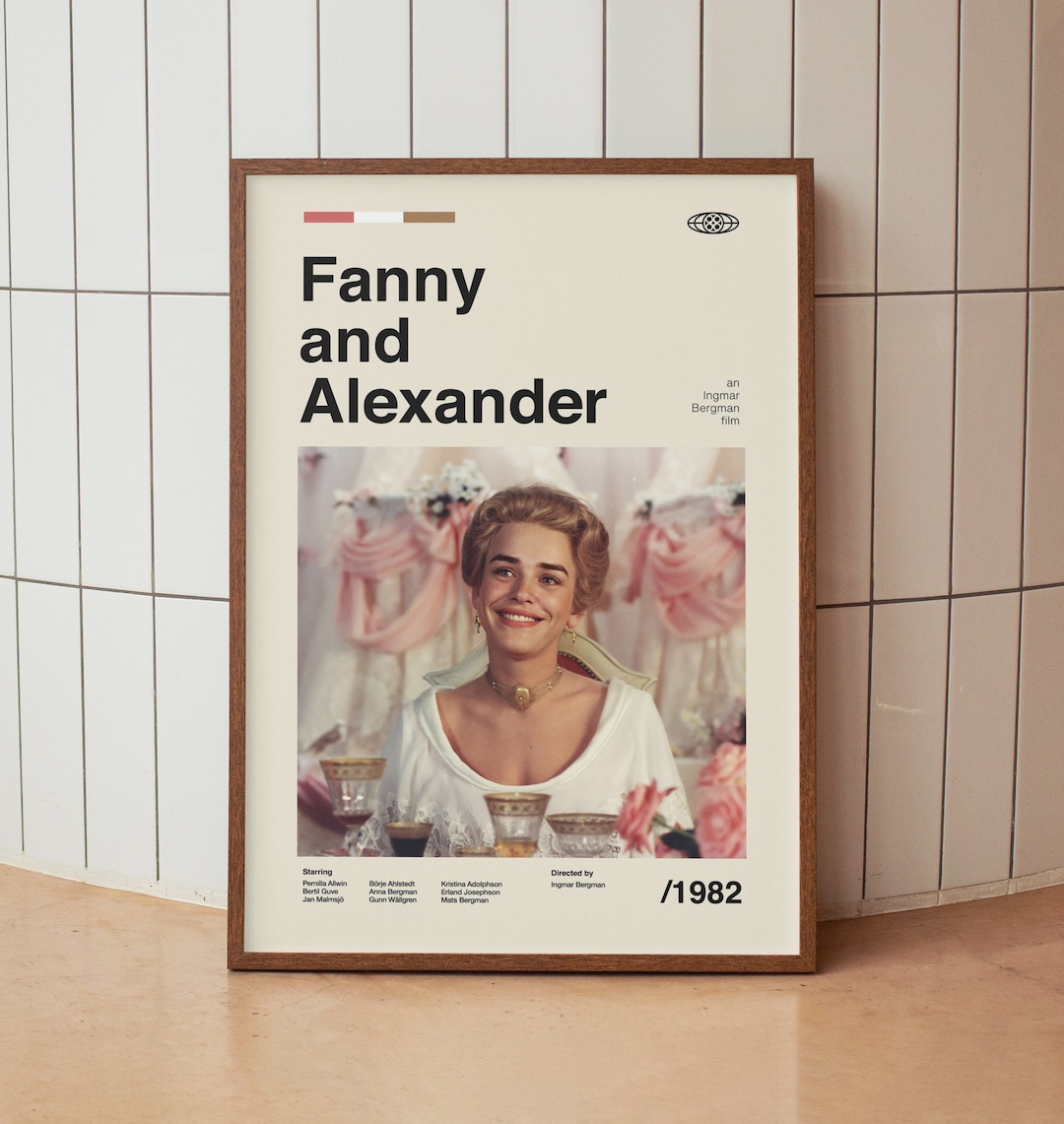 Fanny and Alexander Vintage Movie Poster - Ingmar Bergman - Minimalist ...