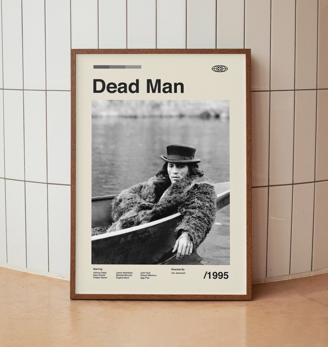 Dead Man Wall Art Print - Johnny Depp Movie Poster - Minimalist ...