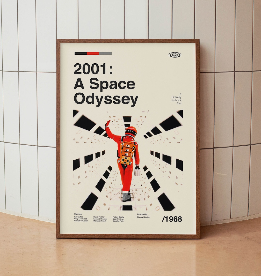 2001: A Space Odyssey Vintage Movie Poster - Stanley Kubrick ...