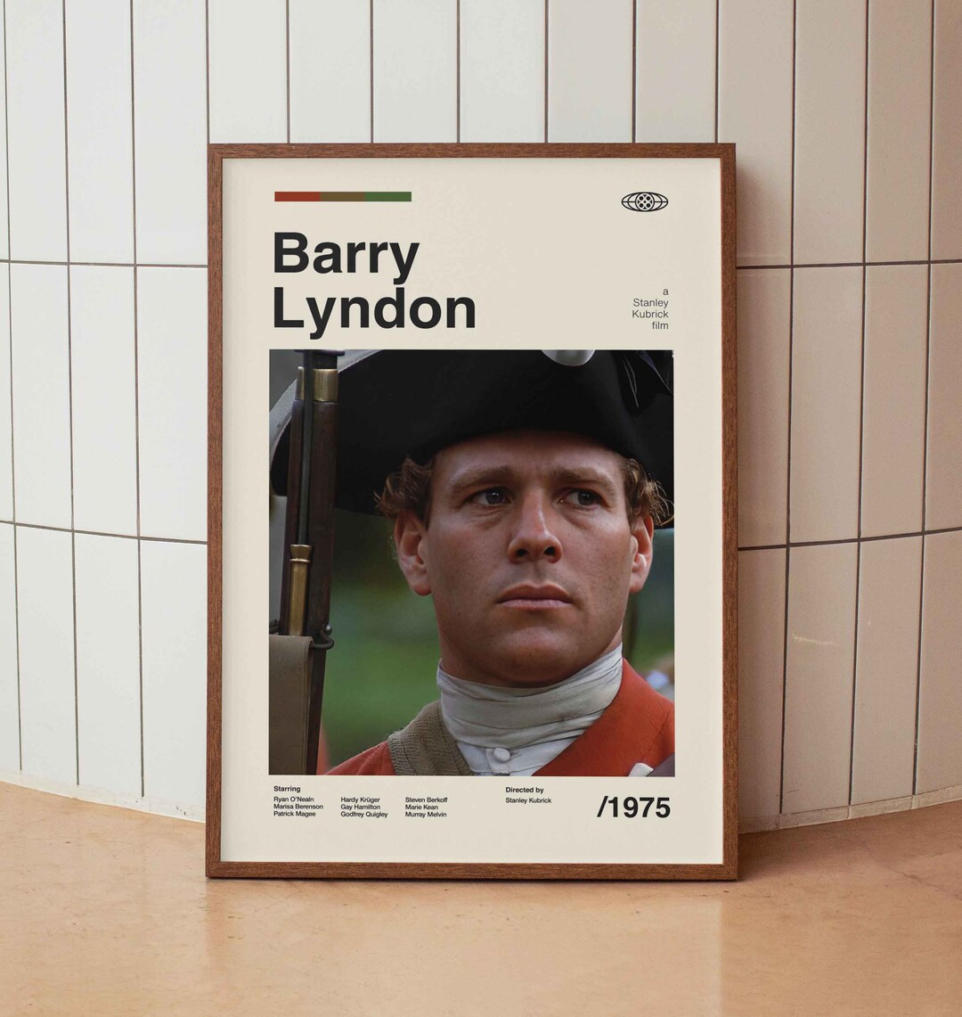 Barry Lyndon Vintage Movie Poster - Stanley Kubrick - Minimalist ...
