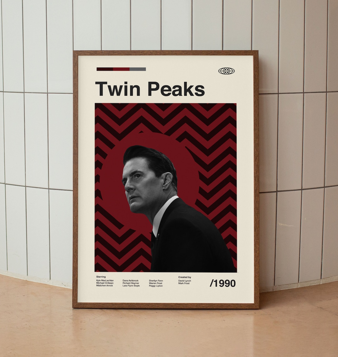 Twin Peaks Wall Art Print - Kyle Maclachlan David Lynch Poster ...