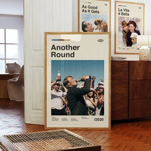 Another Round (druk) Wall Art Print - Mads Mikkelsen Film Poster ...