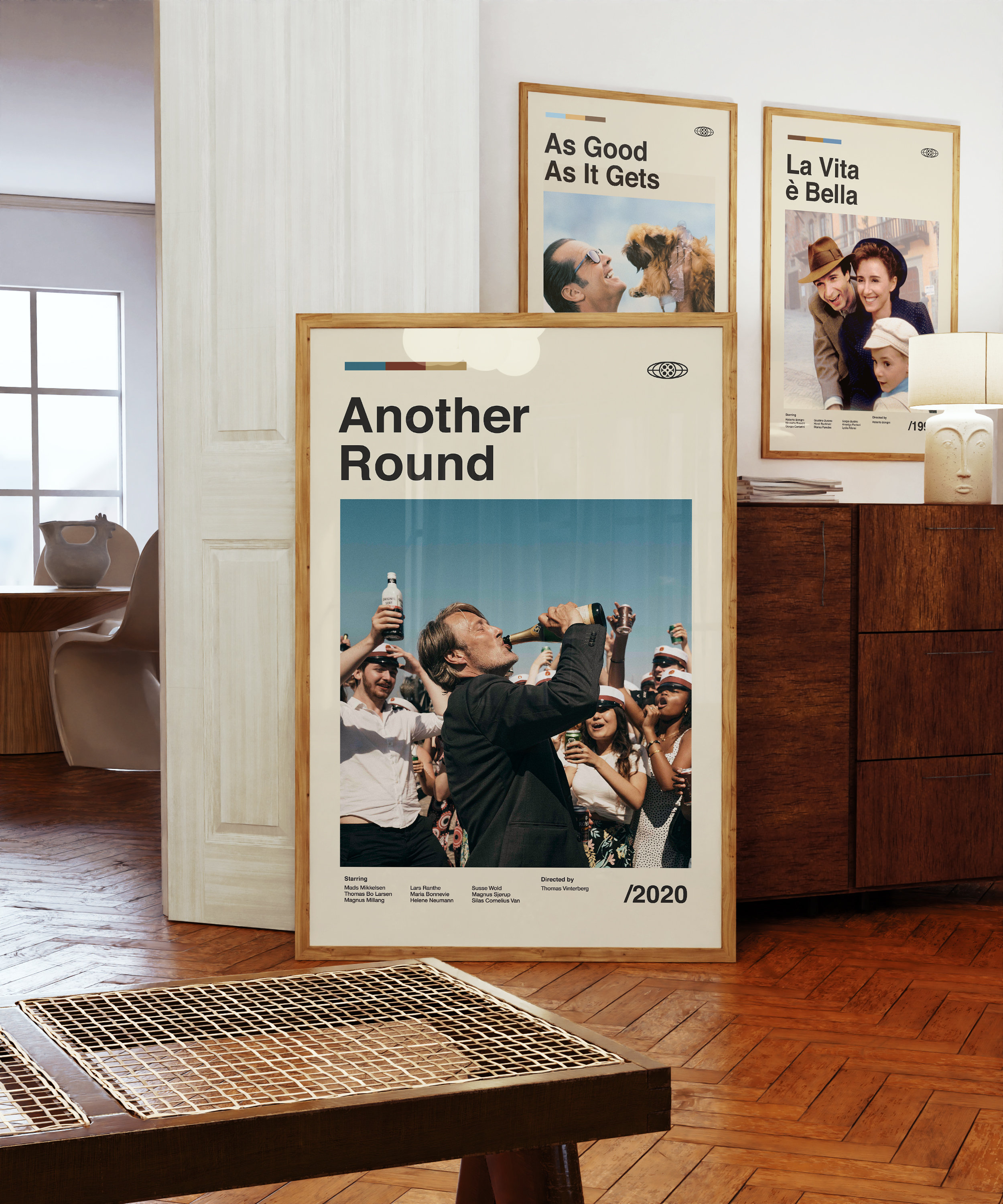 Another Round (Druk) Wall Art Print - Mads Mikkelsen Film Poster sold ...