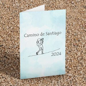 Buen Camino / Camino De Santiago Digital Card With Watercolor ...
