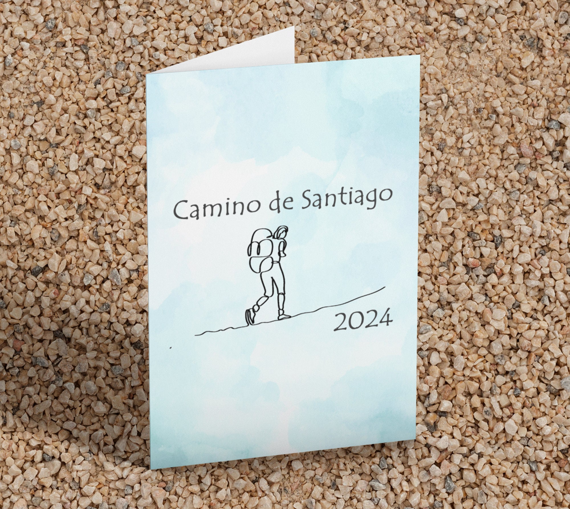 Buen Camino / Camino De Santiago Digital Card With Watercolor ...