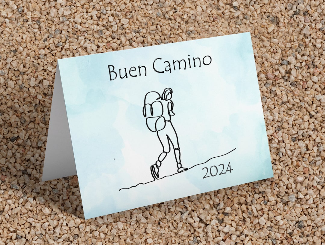 Buen Camino / Camino De Santiago Digital Card With Watercolor ...