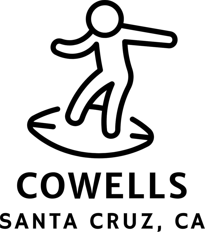 Cruz Collection: Cowells Stick Figure Surfer Design - Etsy
