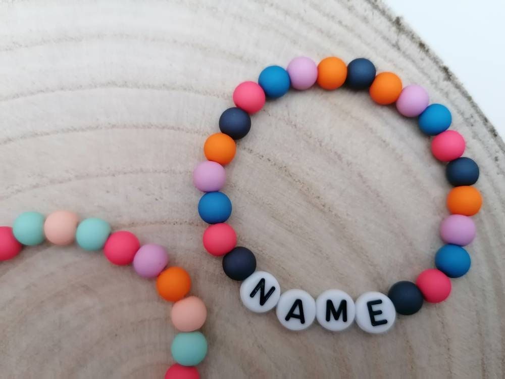 Kinder Perlenarmband Perle Armband Kinderarmband Name - Etsy.de