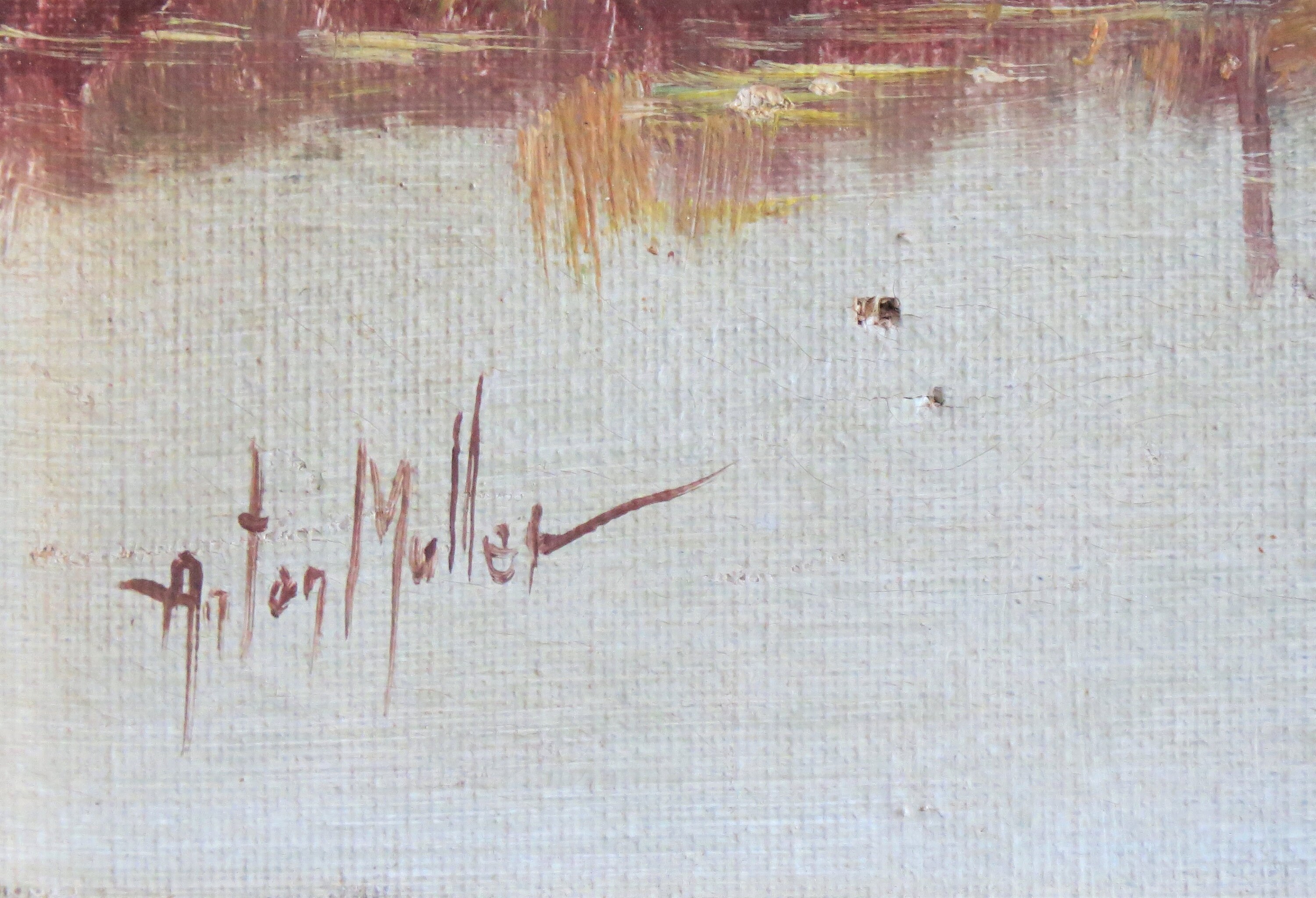Dutch Artist Anton Muller Early 1900's Oil on Canvas Painting. - Etsy