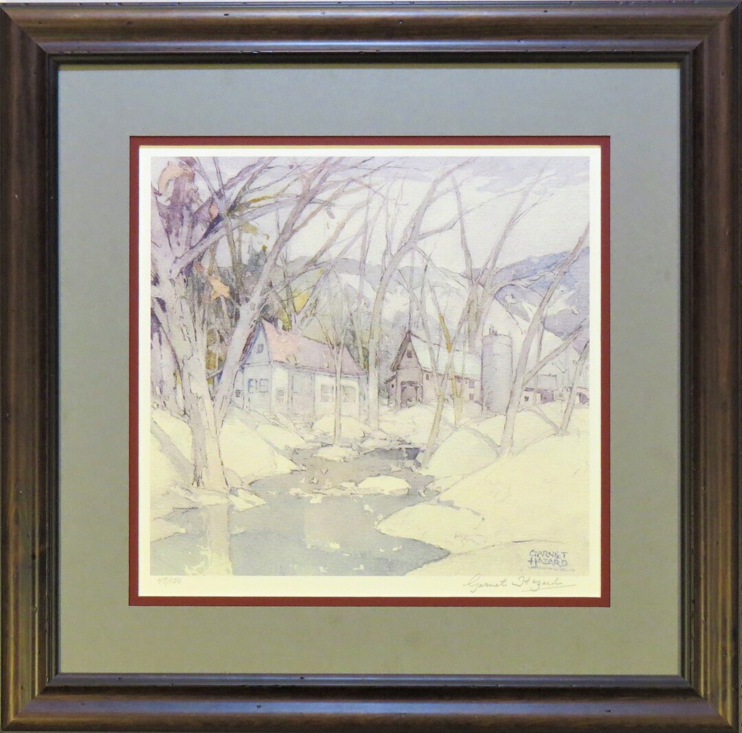 William Garnet Hazard (CA) - Vintage Signed Limited Edition Print of a ...