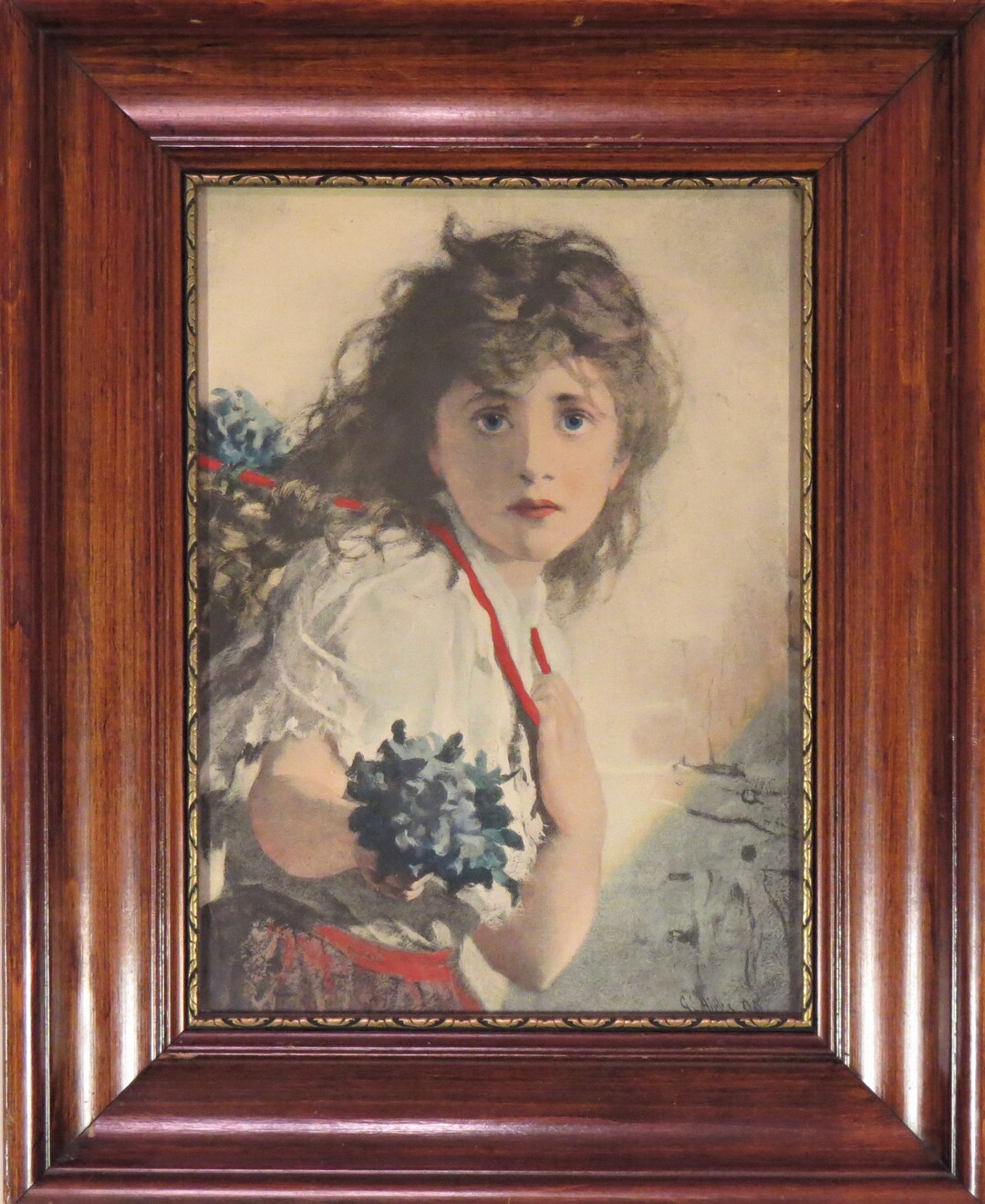 George Elgar Hicks Penny a Bunch Lithograph - Etsy