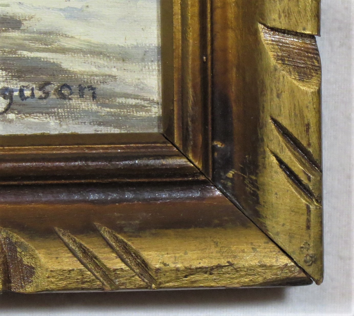 M. Ferguson Oil Painting of a Forest Spring Thaw in - Etsy