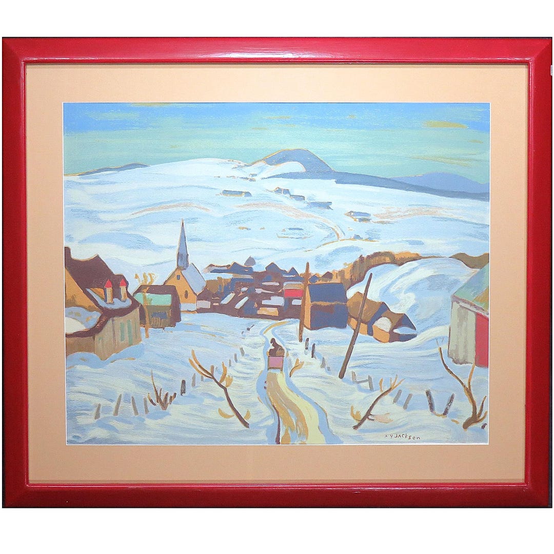 AY Jackson group of Seven Circa 1950's Serigraph Print. 'caleche ...