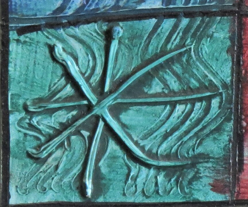 Signed Intaglio Style Oil Painting on Canvas Depicting 6 Symbols. - Etsy