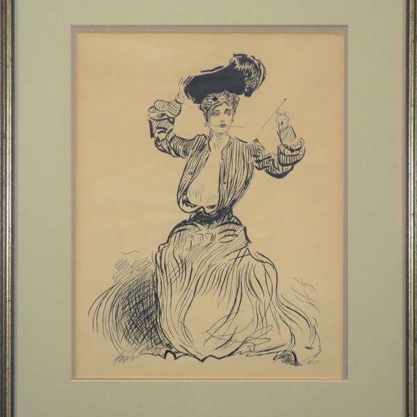 Gibson Girl Print - Etsy