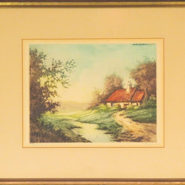 Colored Etching - Etsy