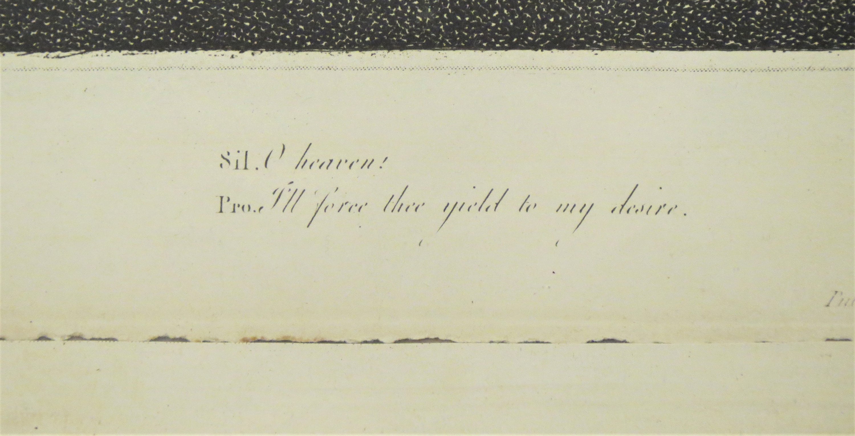 18th Century Stipple Engraving of Shakespeare's' Two Gentlemen of ...