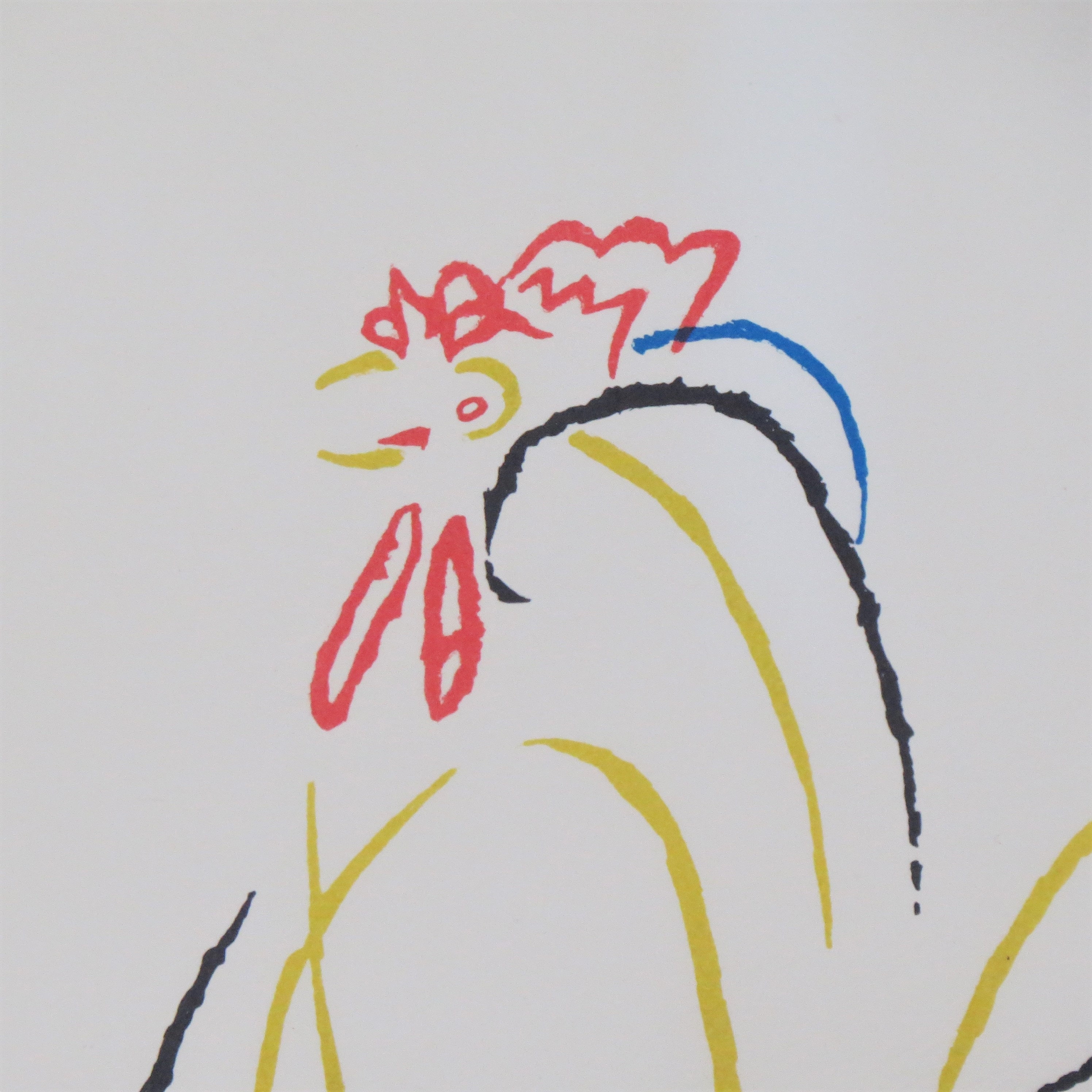 Pablo Picasso Serigraph Print Titled 'le Coq' the Rooster - Etsy