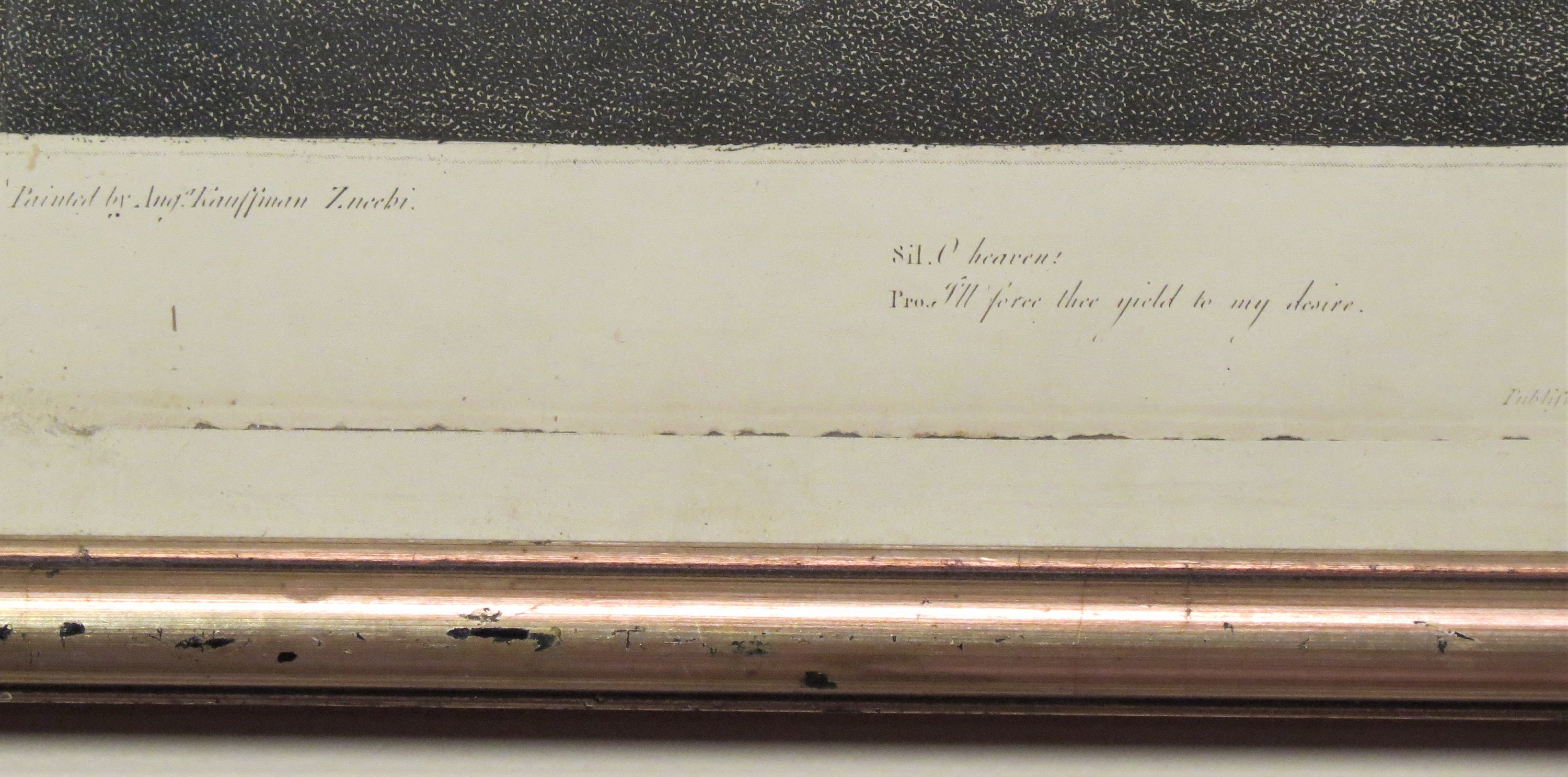 18th Century Stipple Engraving of Shakespeare's' Two Gentlemen of ...