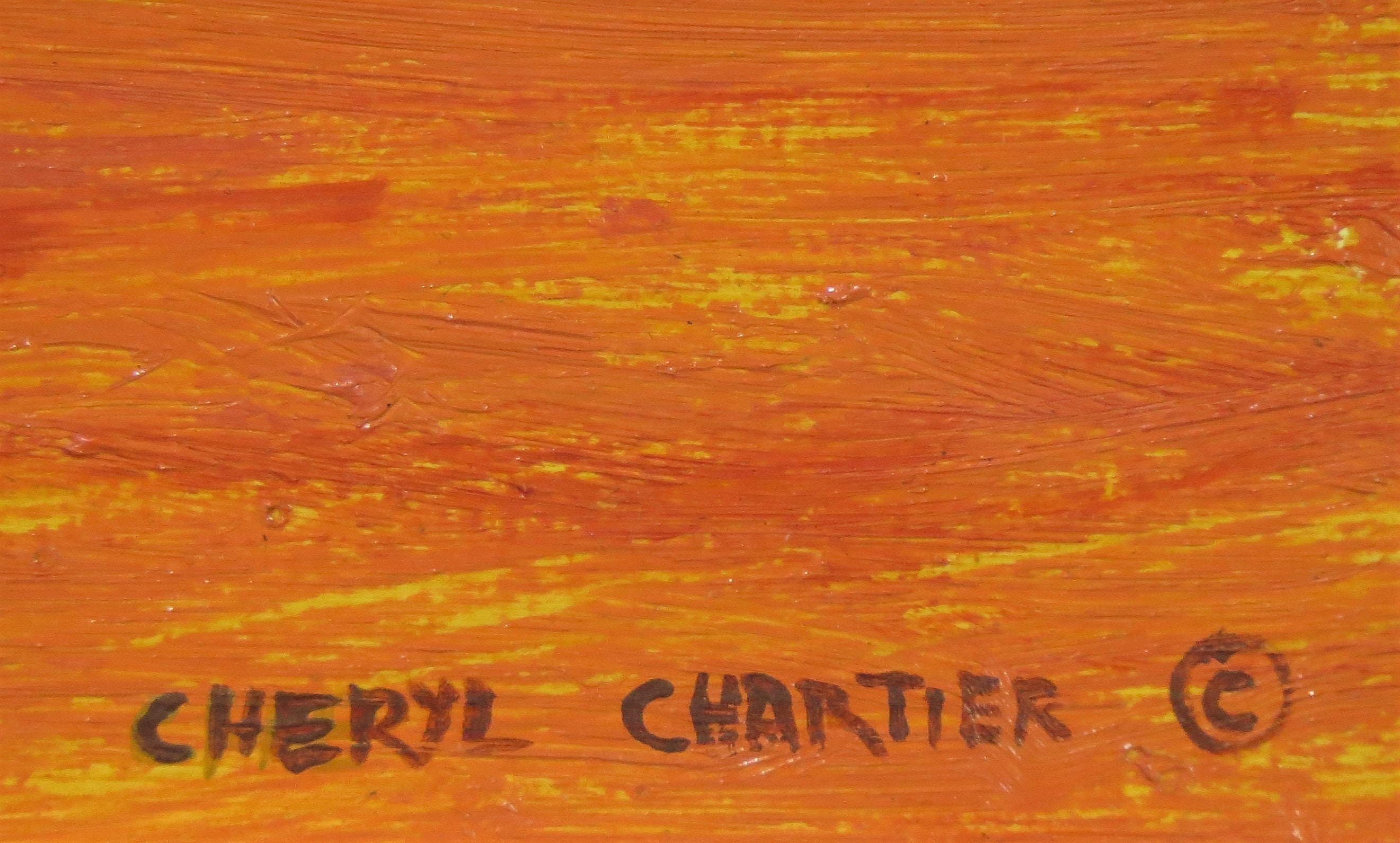 Canadian Artist Cheryl Chartier Acrylic Painting Titled 'golden Glow on the Lake' - Etsy