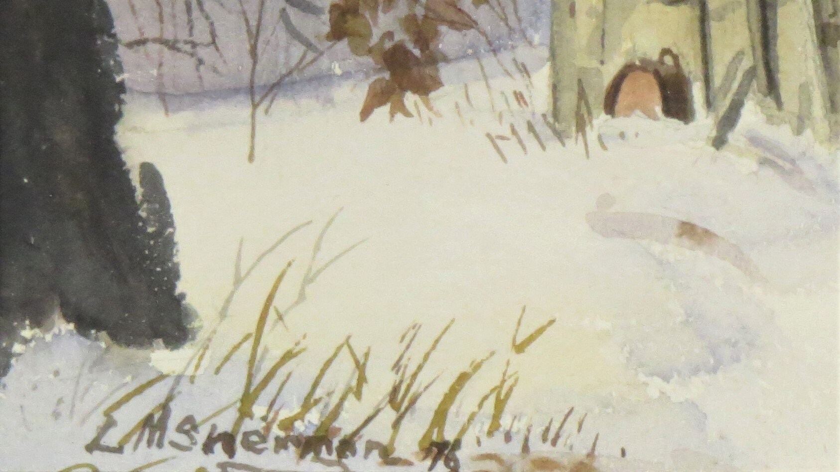 Canadian Larry Sherman Watercolor on Paper Depicting an Old Barn. - Etsy