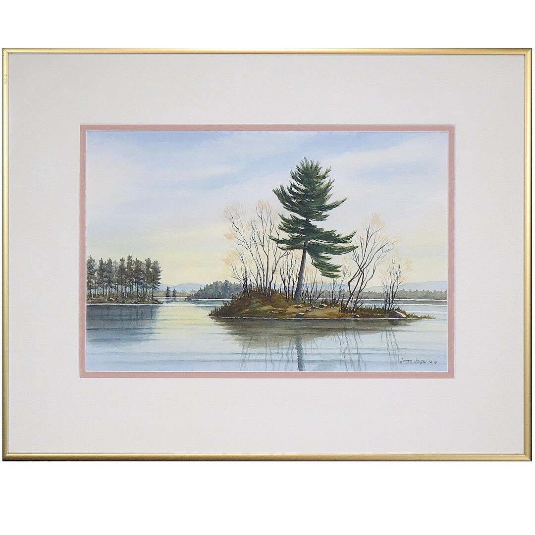 Doreen Harper - Vintage 1990's Impressionist Watercolour Depicting a ...
