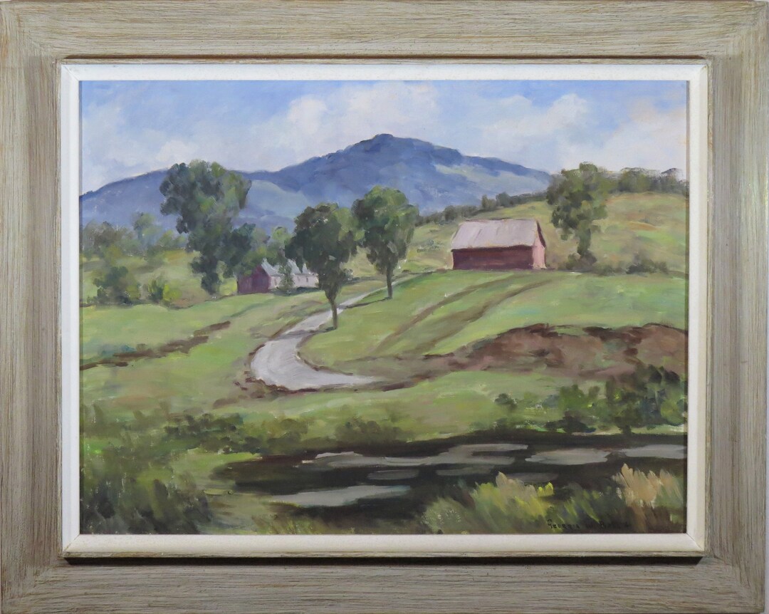 Vermont Artist 'georgia W. Balch Impressionist Landscape - Etsy