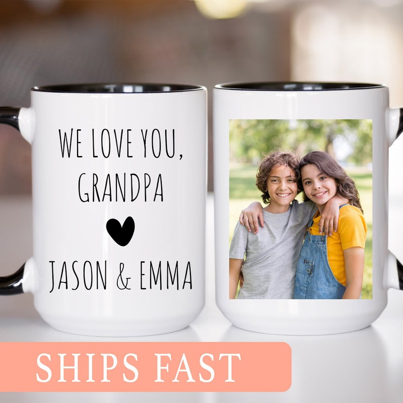 Grandpa Mug Custom Text - Etsy