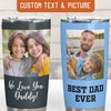 Dad Tumbler With Kids Names, Personalized Dad Cup, Daddy Tumbler, Dad ...