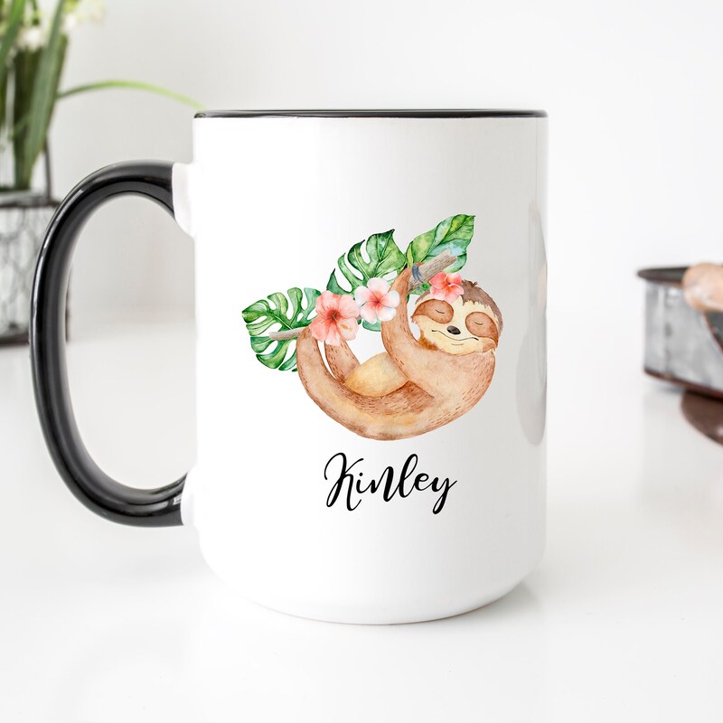 Personalized Sloth - Etsy