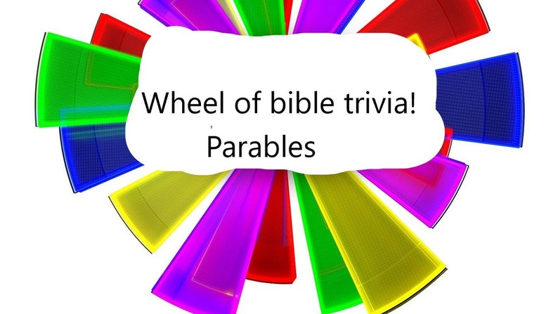 12 Wheel of Bible Trivia Games! Religious Game for Your Kids or Youth ...