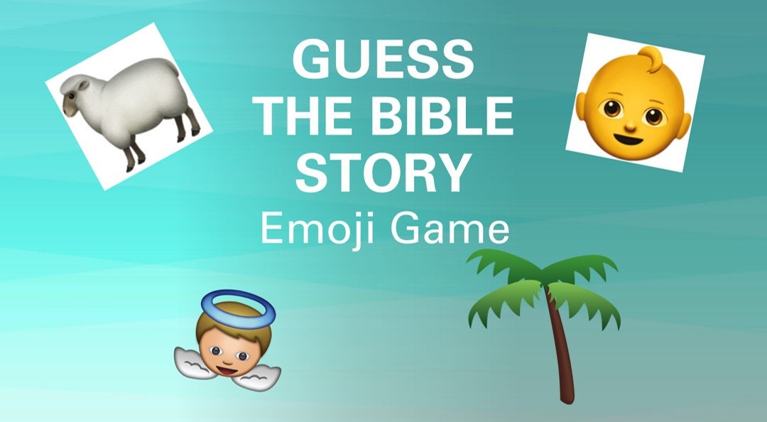 Guess the Bible Story Emoji Game Powerpoint - Etsy