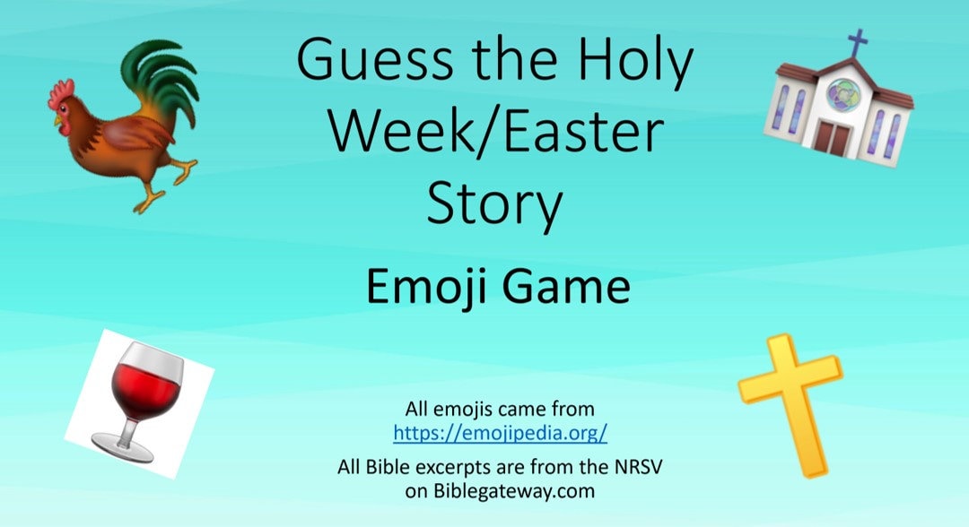 Bundle of 6 Religious Bible Guess the Emoji Games - Etsy Canada