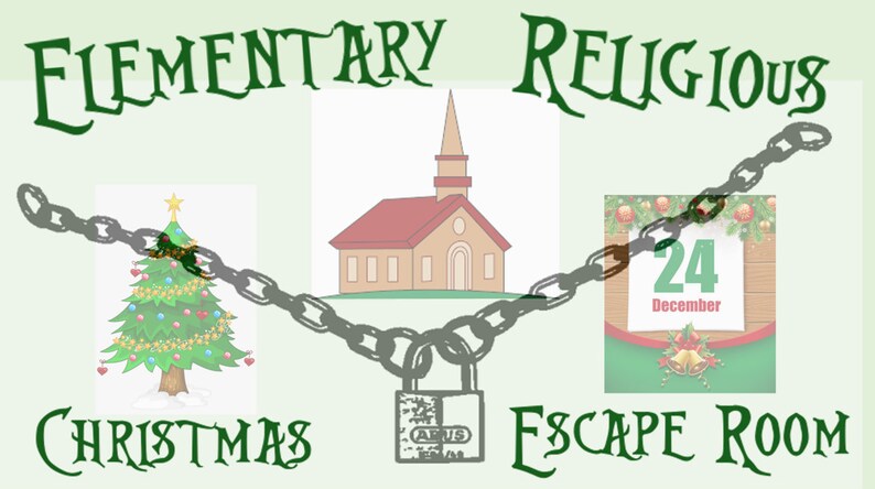 Religious Christmas Elementary Escape Room! - Etsy