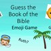 Bundle of 6 Religious Bible Guess the Emoji Games - Etsy Canada