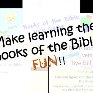 Over 15 Games to Review and Teach the Books of the Bible With Your ...