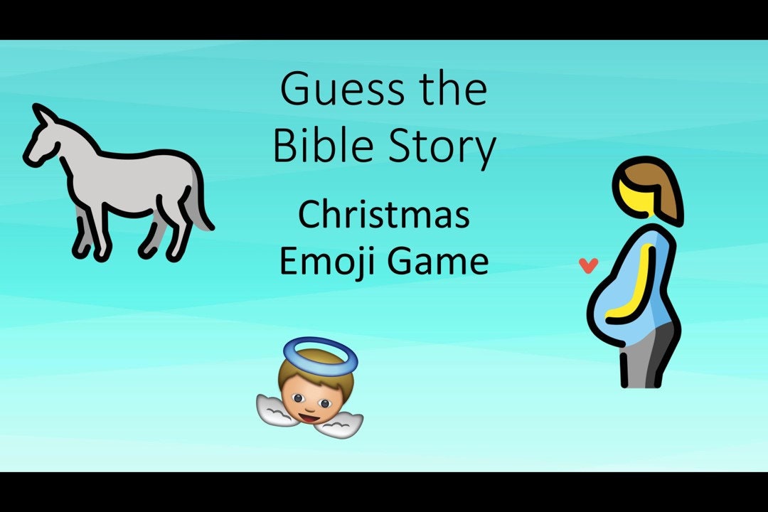Bundle of 6 Religious Bible Guess the Emoji Games - Etsy Canada