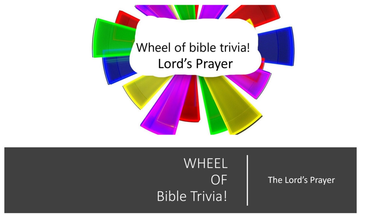 12 Wheel of Bible Trivia Games! Religious Game for Your Kids or Youth ...